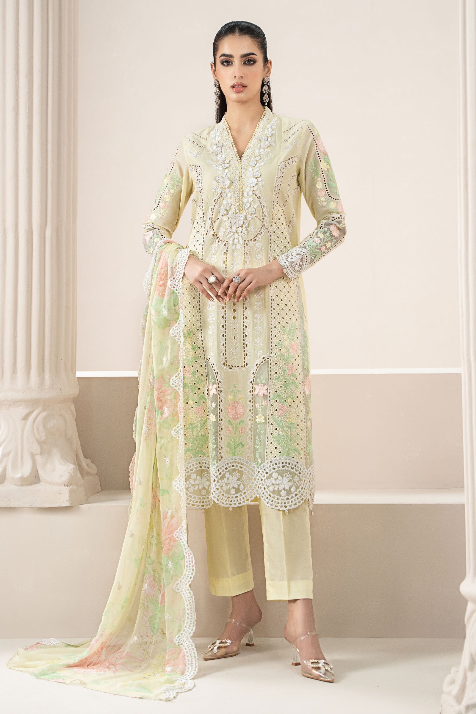 3 Piece Embroidered Lawn Suit | ELS-25-04 – Maria.B. Designs (AE)