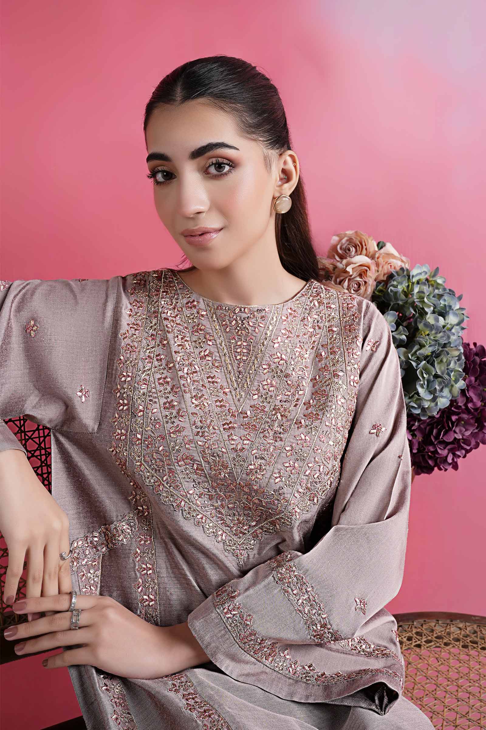 3 Pc Embroidered Two Tone Silk Suit MB FS25 53 Maria B Designs AE 3-pc-embroidered-two-tone-silk-suit-mb-fs25-53-maria-b-designs-ae