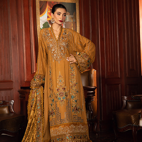 Winter Luxe: Unstitched Velvet and Linen Collection – Maria.B. Designs (AE)