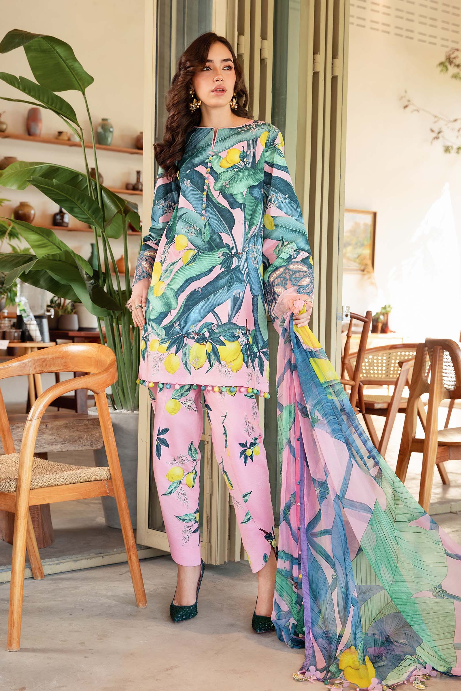 3 Piece Unstitched Printed Lawn Suit | MPT-2503-B – Maria.B. Designs (AE)