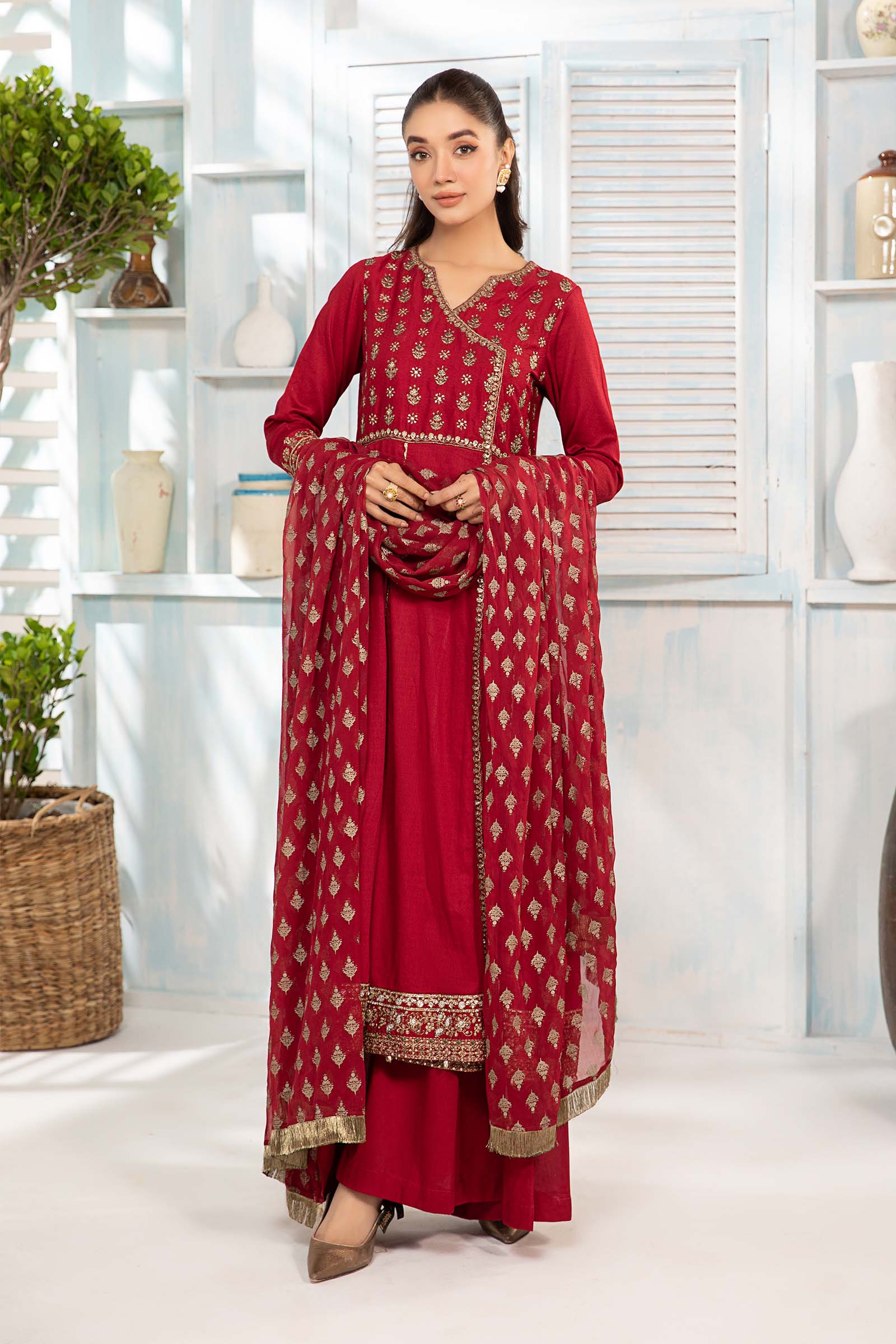 3 Piece Dyed Lawn Suit – Maria.B. Designs (AE)