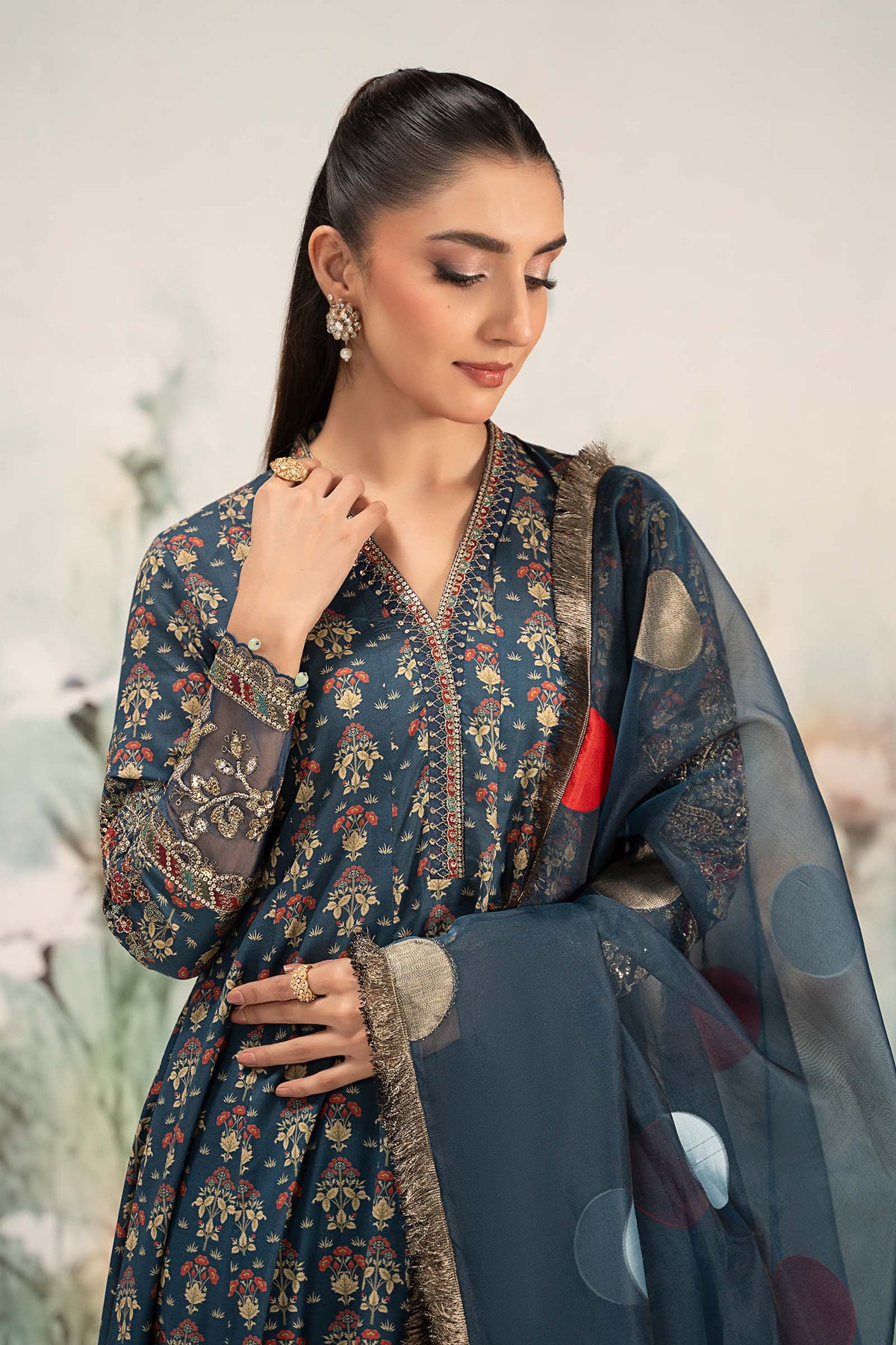 3 Piece Embroidered Lawn Suit | DW-EF25-54 – Maria.B. Designs (AE)