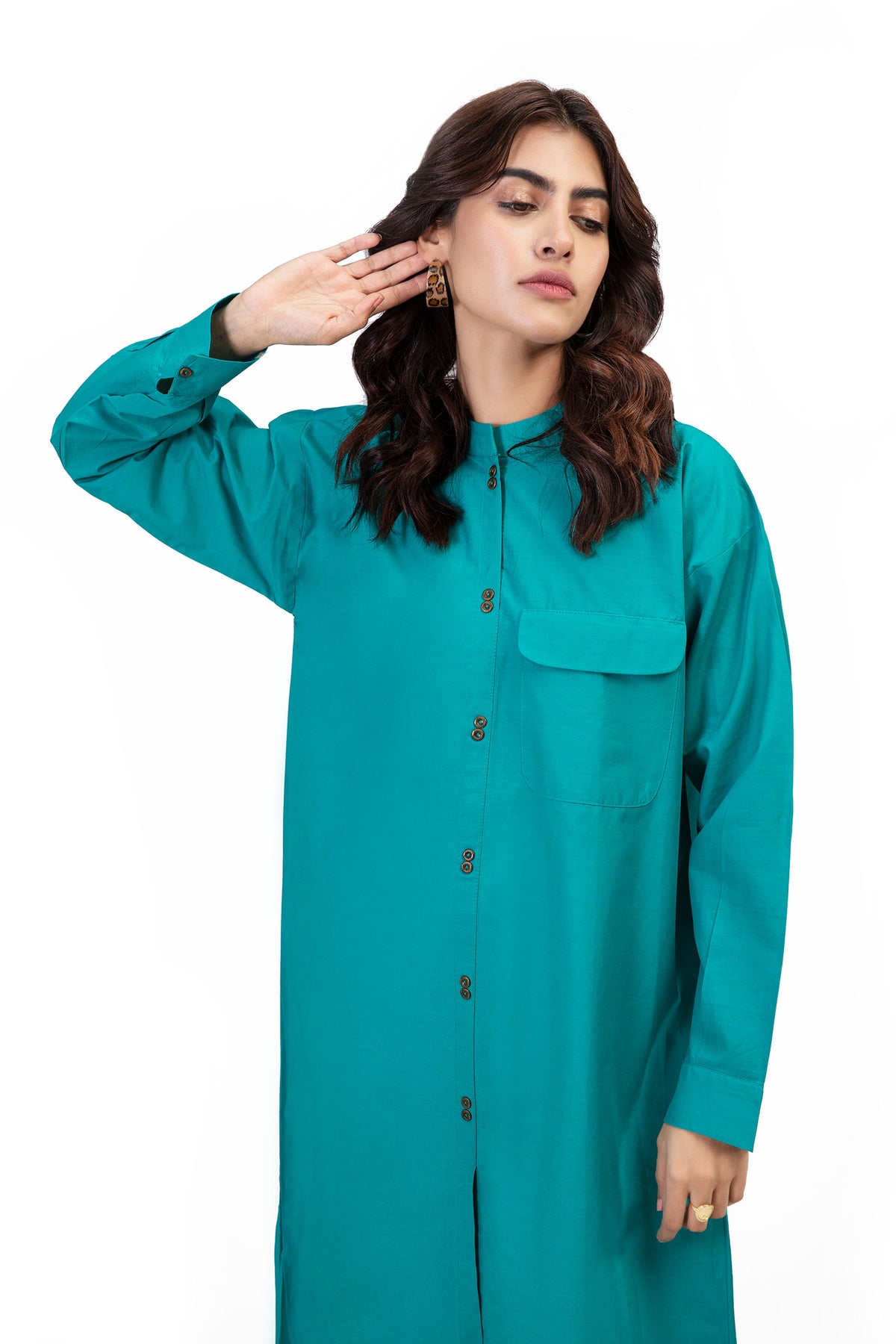 Shirt Ferozi MB-EF23-11 – Maria.B. Designs (AE)