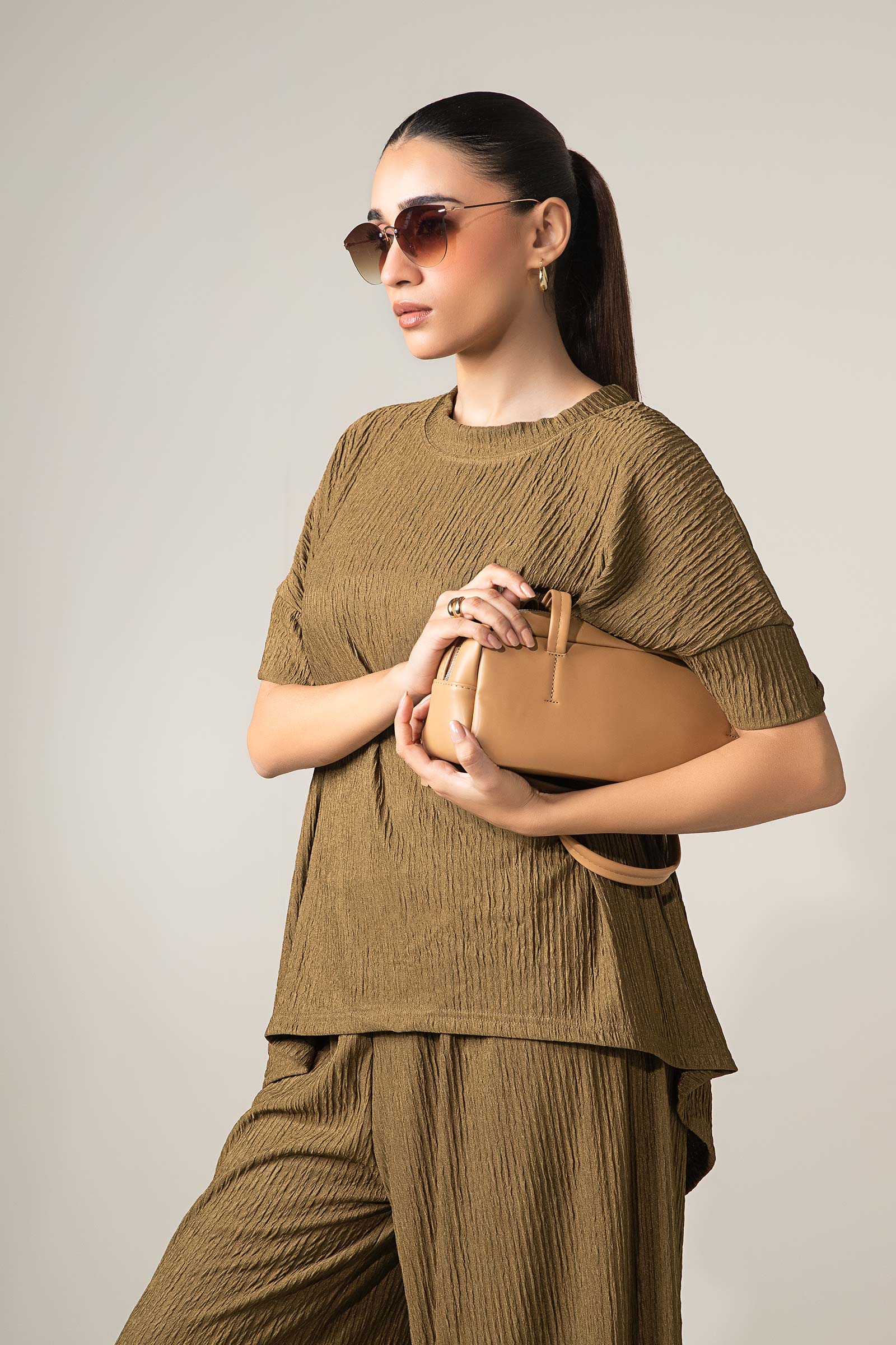 Crinkled Co-Ord Set – Maria.B. Designs (AE)