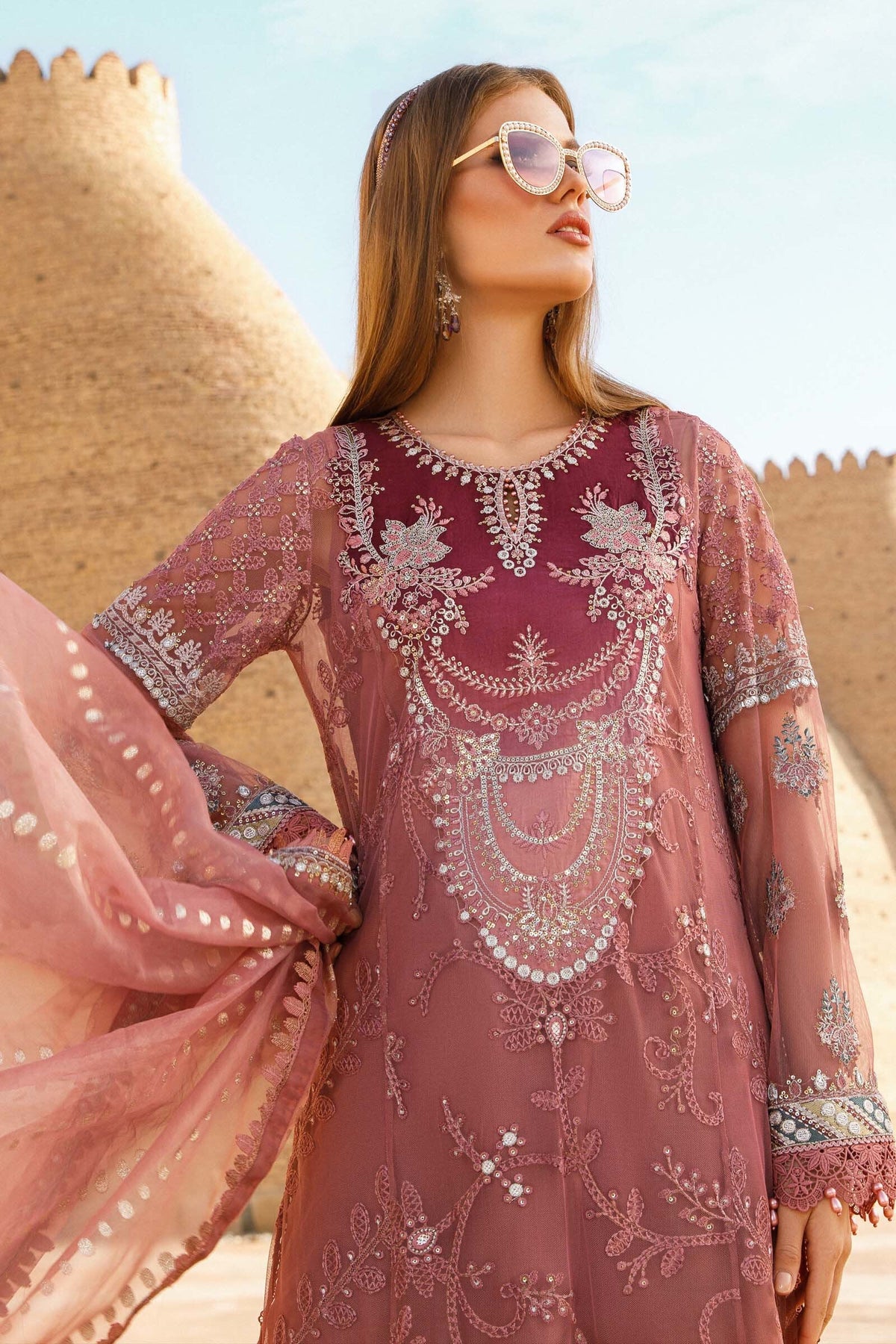 Unstitched Lawn | D-2305-B – Maria.B. Designs (AE)