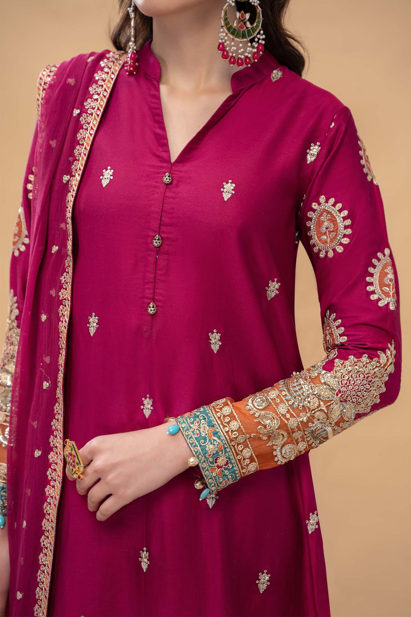 Suit Magenta Hot pink CSS-601 – Maria.B. Designs (AE)