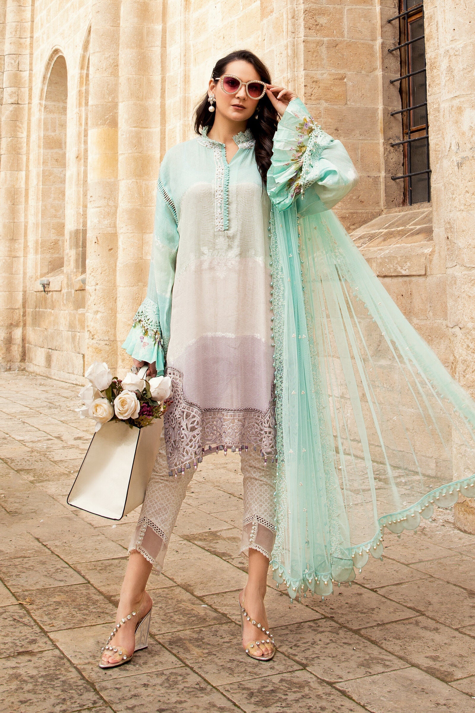 Unstitched Lawn D-2112-B is available in B Color - Maria.B. – Maria.B ...