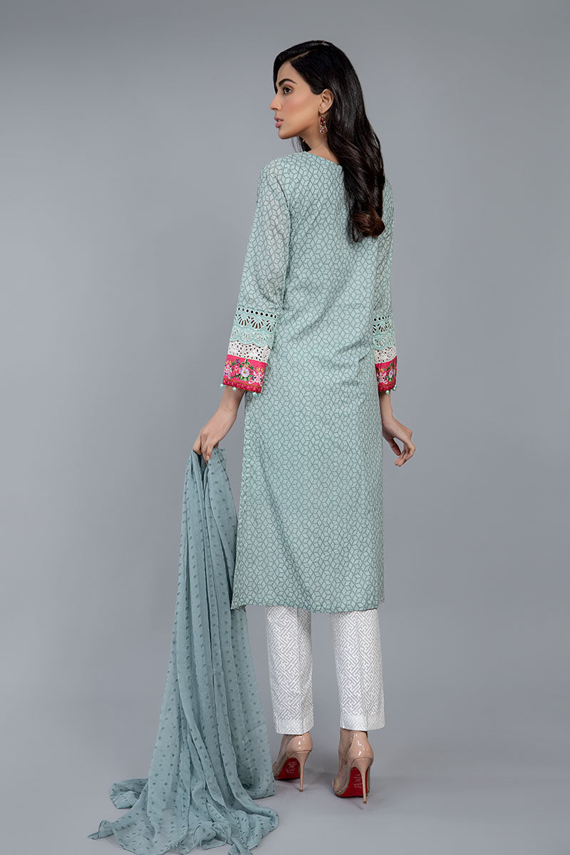 Suit Ferozi DW-SS20-17 is available in Ferozi Color - Maria.B. – Maria ...