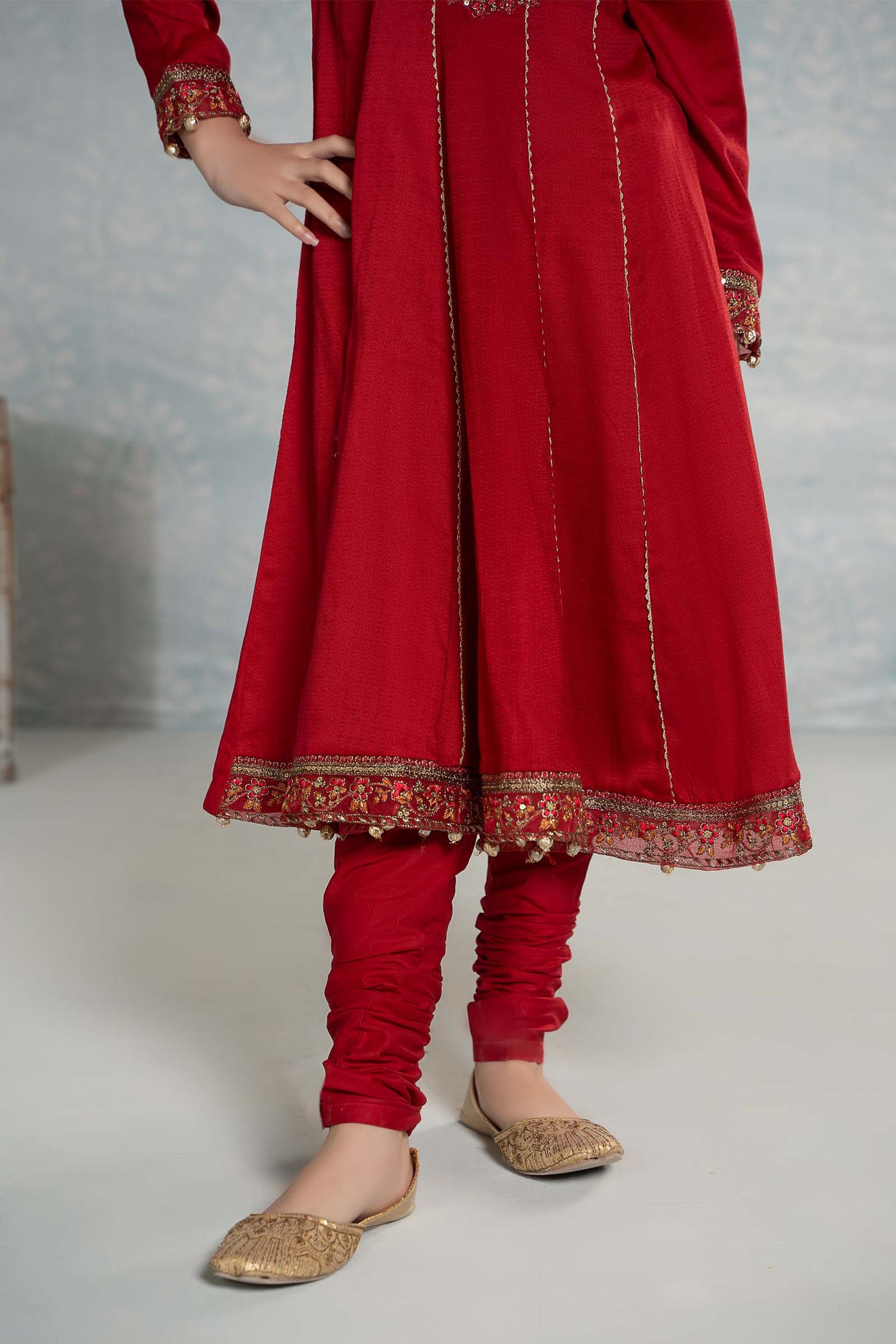 3 Piece Embroidered Dobby Suit – Maria.B. Designs (AE)