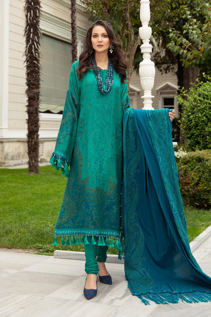 Unstitched Linen DL-901-Sea Green – Maria.B. Designs (AE)
