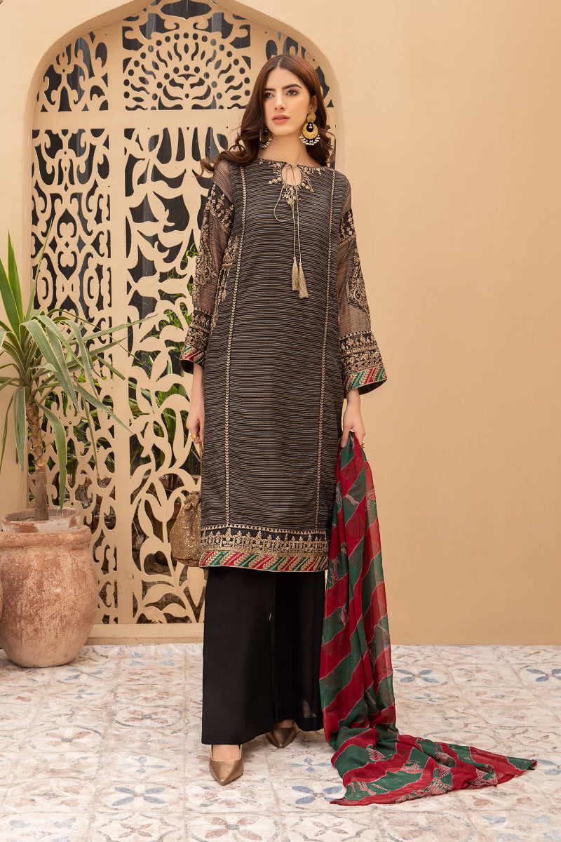 Suit Black DW-EA20-17 is available in Black Color - Maria.B. – Maria.B ...