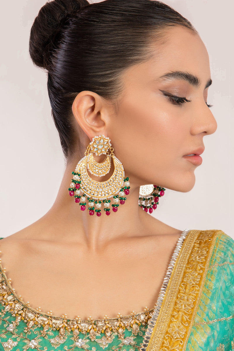 JER-059-Emerald Green & Ruby – Maria.B. Designs (AE)